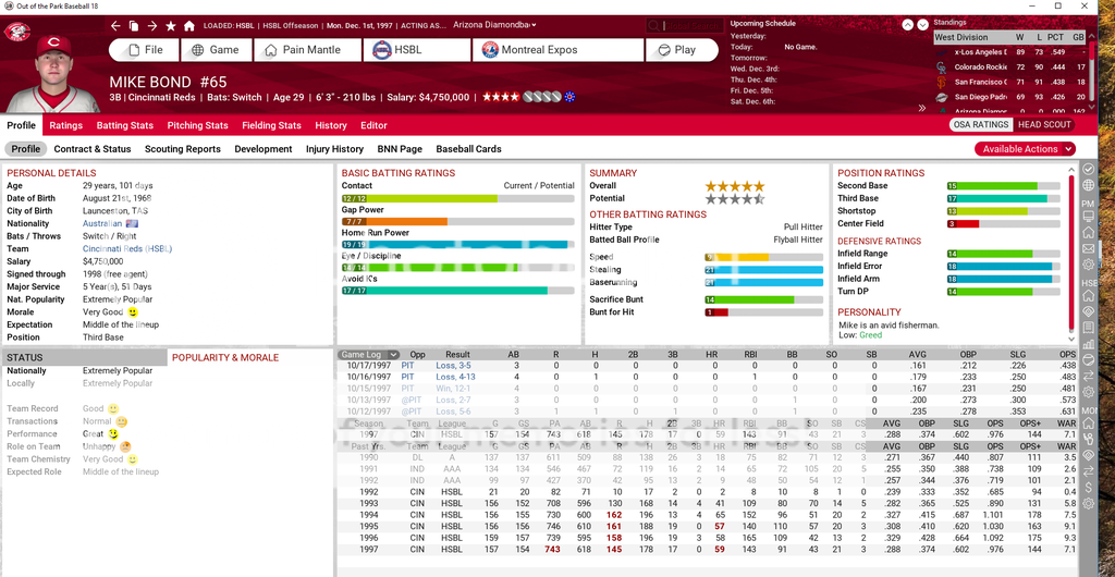 HR Ceiling - OOTP Developments Forums