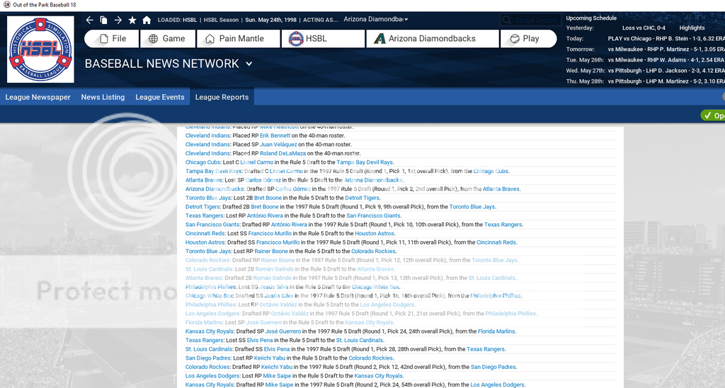 Rule 5 Draft results.. - OOTP Developments Forums